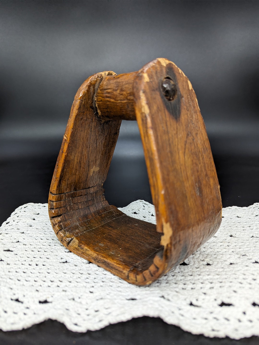 Vintage Primative Bent Wood Stirrup - V2608 - Etsy