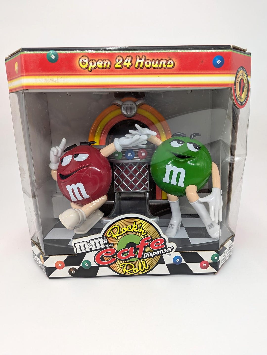 Vintage 1990s M&ms "rock 'N Roll Cafe" Juke Box Candy Dispenser in ...