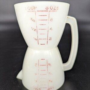 Vintage 1970s Tupperware Wet/dry Dual Sided Measuring Cup V2584 - Etsy