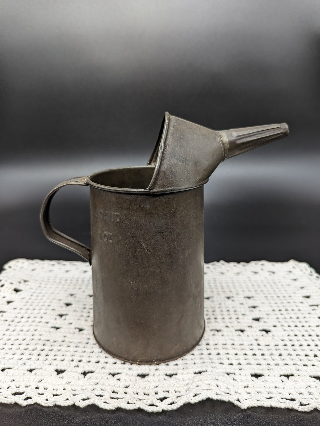 Vintage Early 1900s 1 Quart Oil/liquid Fill Can With nyc Approved D-2 ...