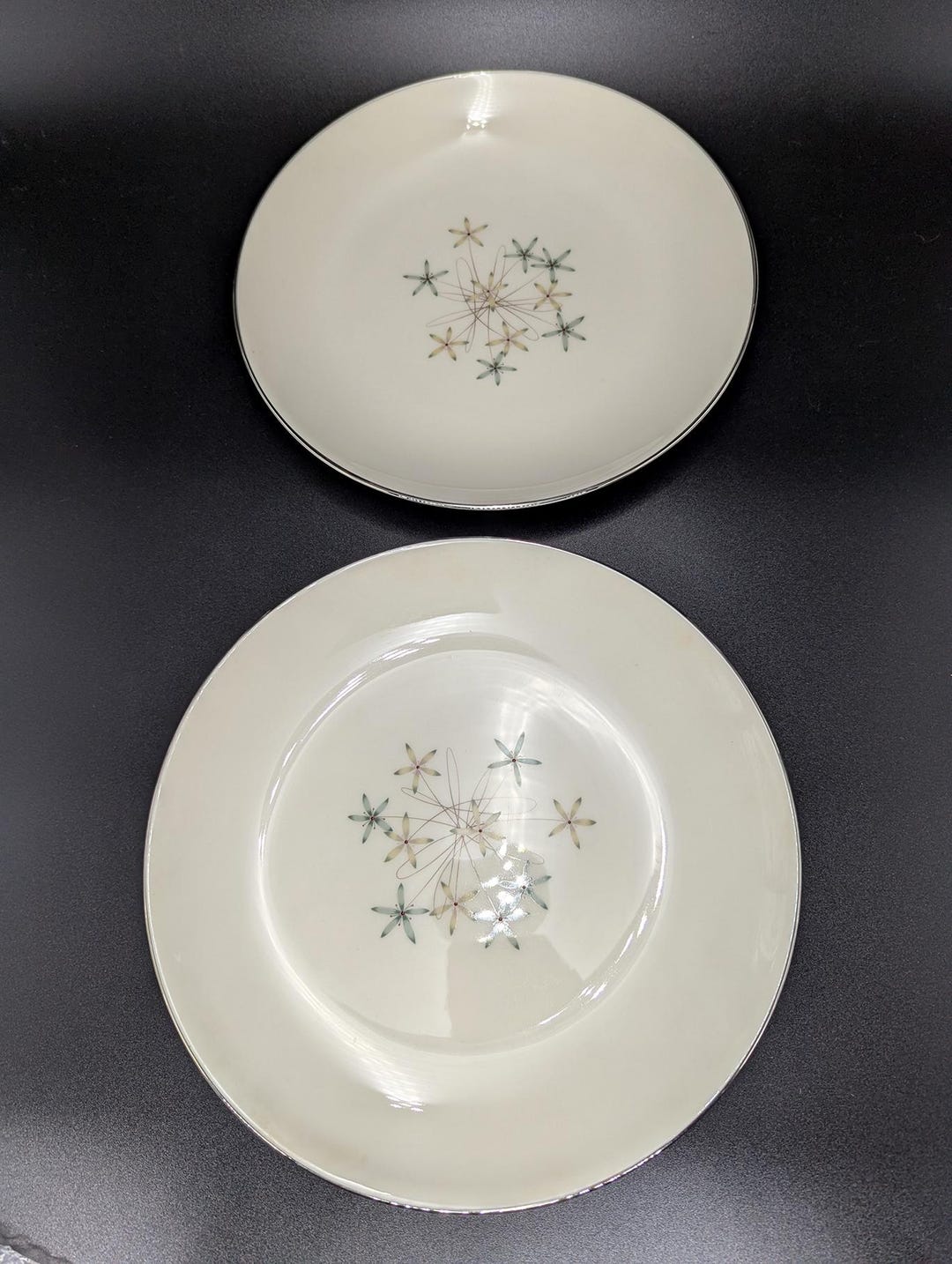 Vintage Pair (2) of 1950s-60s Constellation 10.5" Dinner Plates With ...
