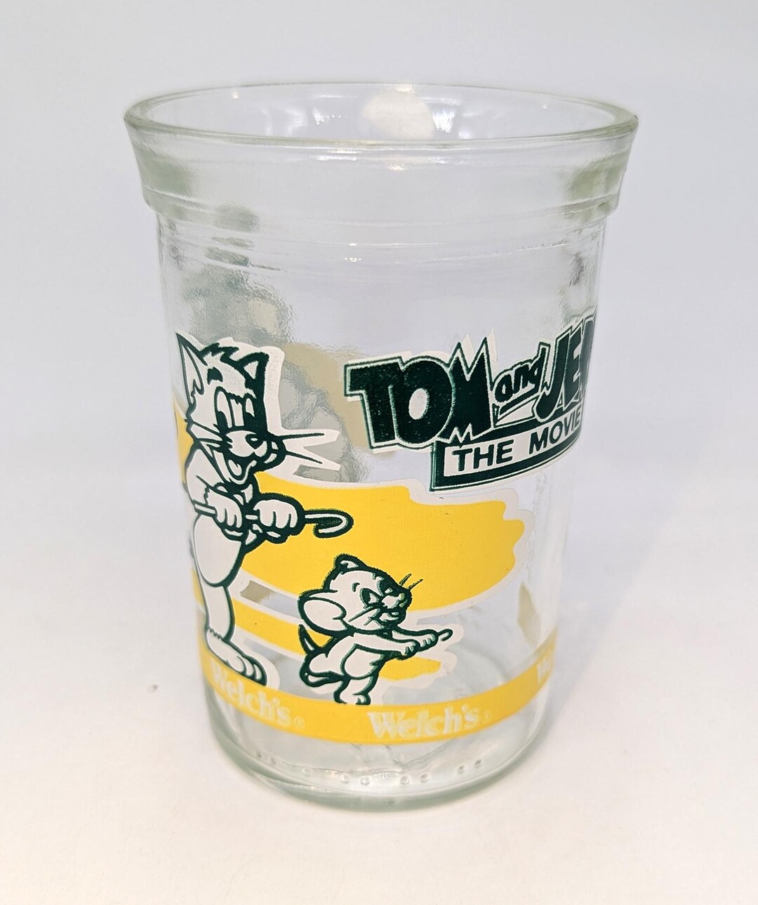 Vintage 1993 Welch's "tom and Jerry - the Movie" Promotional Jelly Jar ...