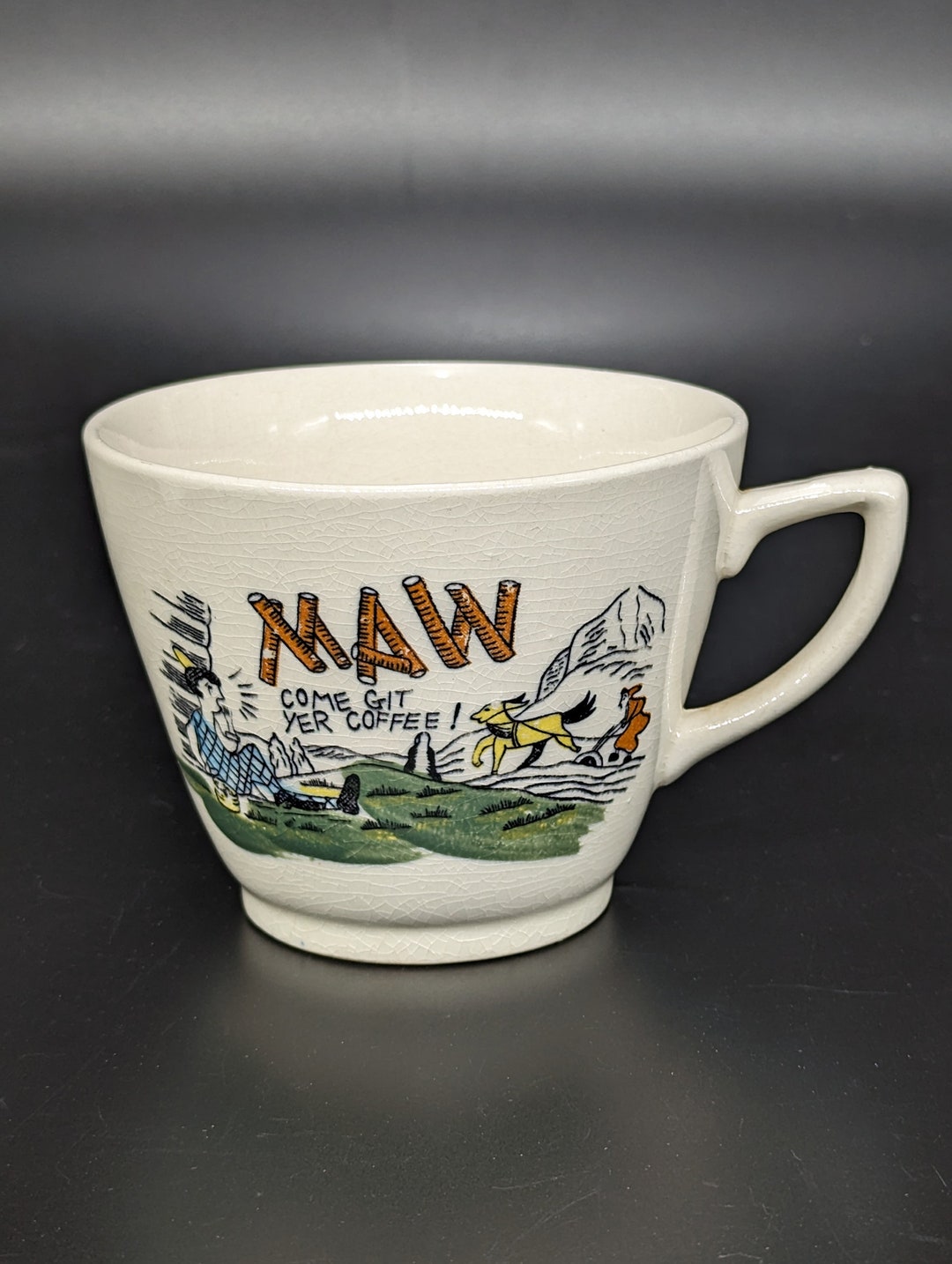 Vintage Ceramic maw Come Git Your Coffee Coffee Mug V2206 - Etsy