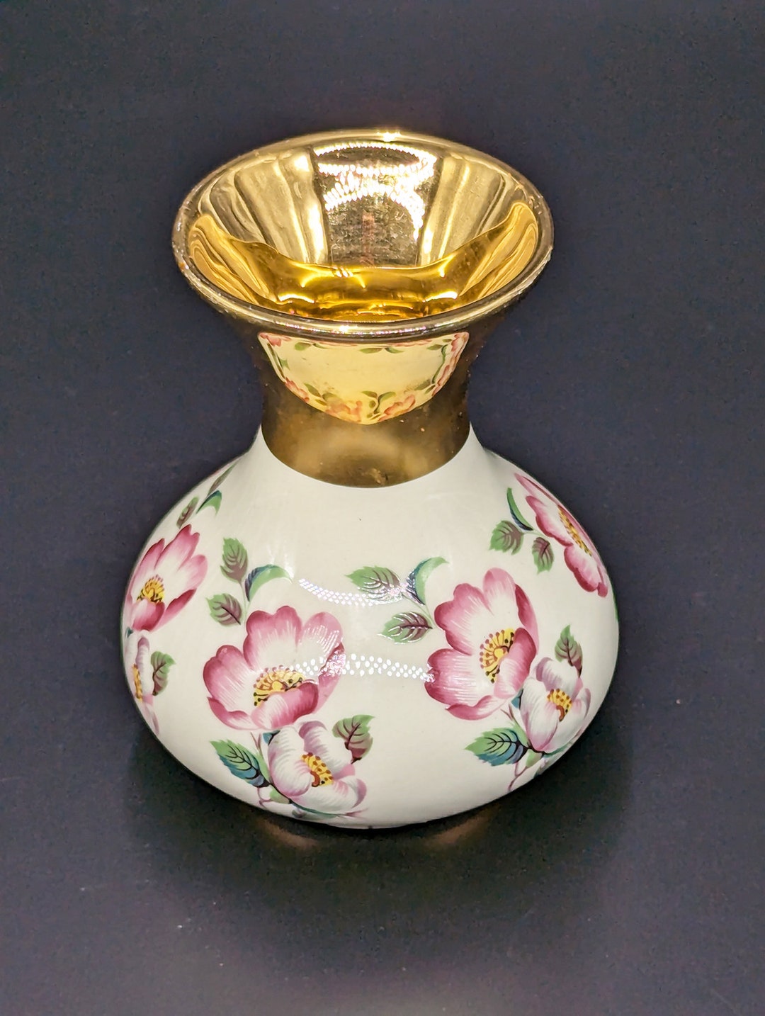 Vintage Prinknash Pottery of Gloucester England 4" Tall Vase With ...