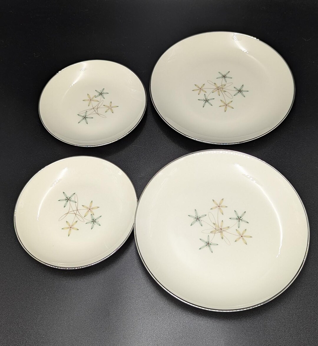 Vintage MCM 1950s-60s Constellation Plates by CASTLETON China USA 2 ...