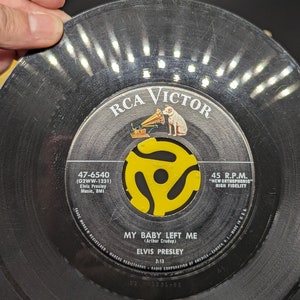 Vintage 1956 Pair of Elvis Presley 45s Records elvis, Volume 1 EPA-992 ...