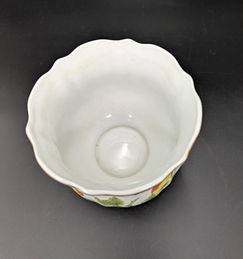 Vintage Lenwile-ardalt Artware Porcelain Butterflies and Strawberries ...