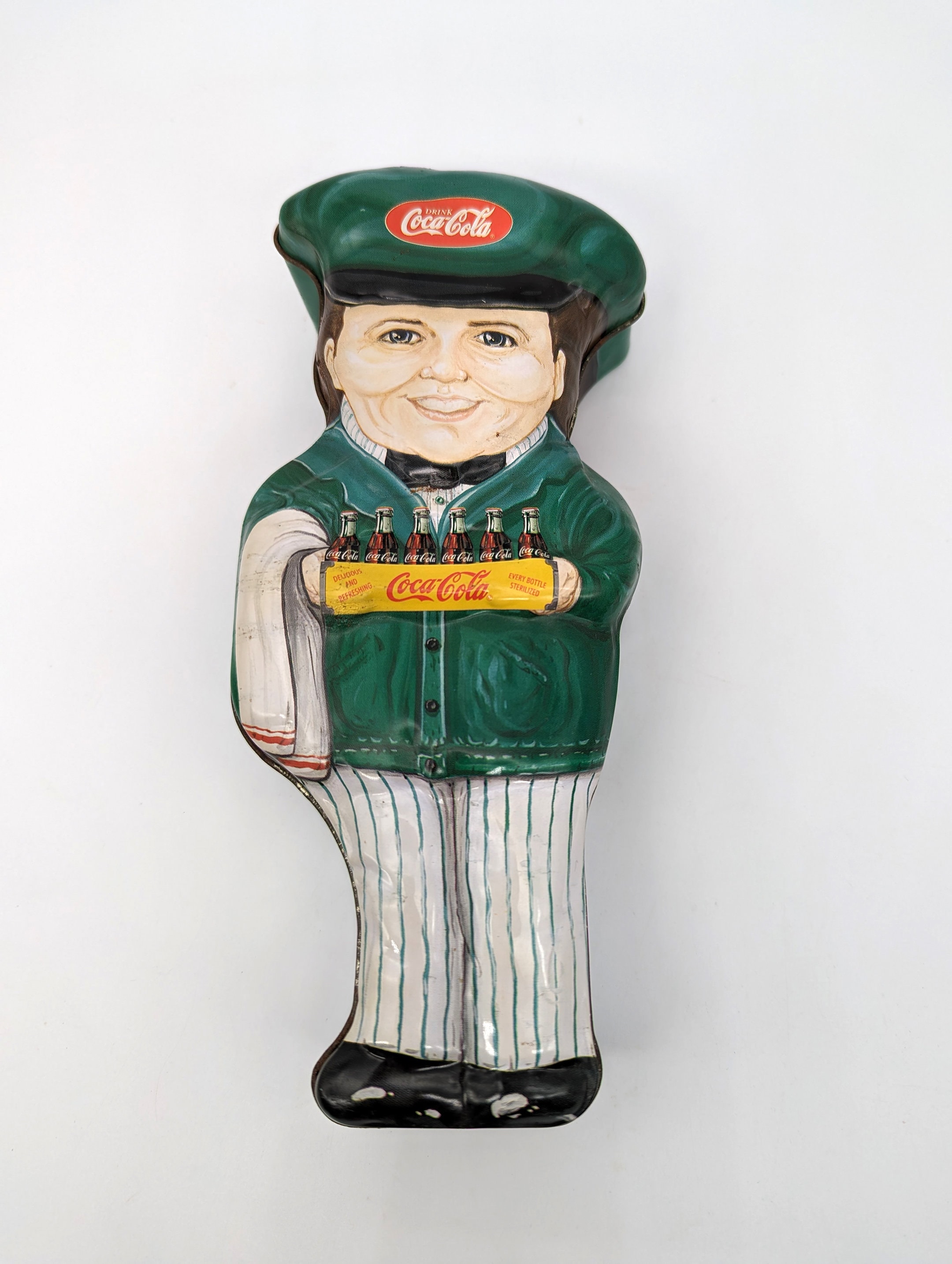 Vintage 1999 Coca-cola Delivery Man Tin Container V0671 - Etsy
