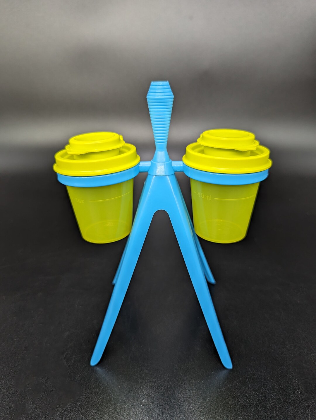 Tupperware Retro Millionaires Line Small Salt & Pepper Shakers With ...