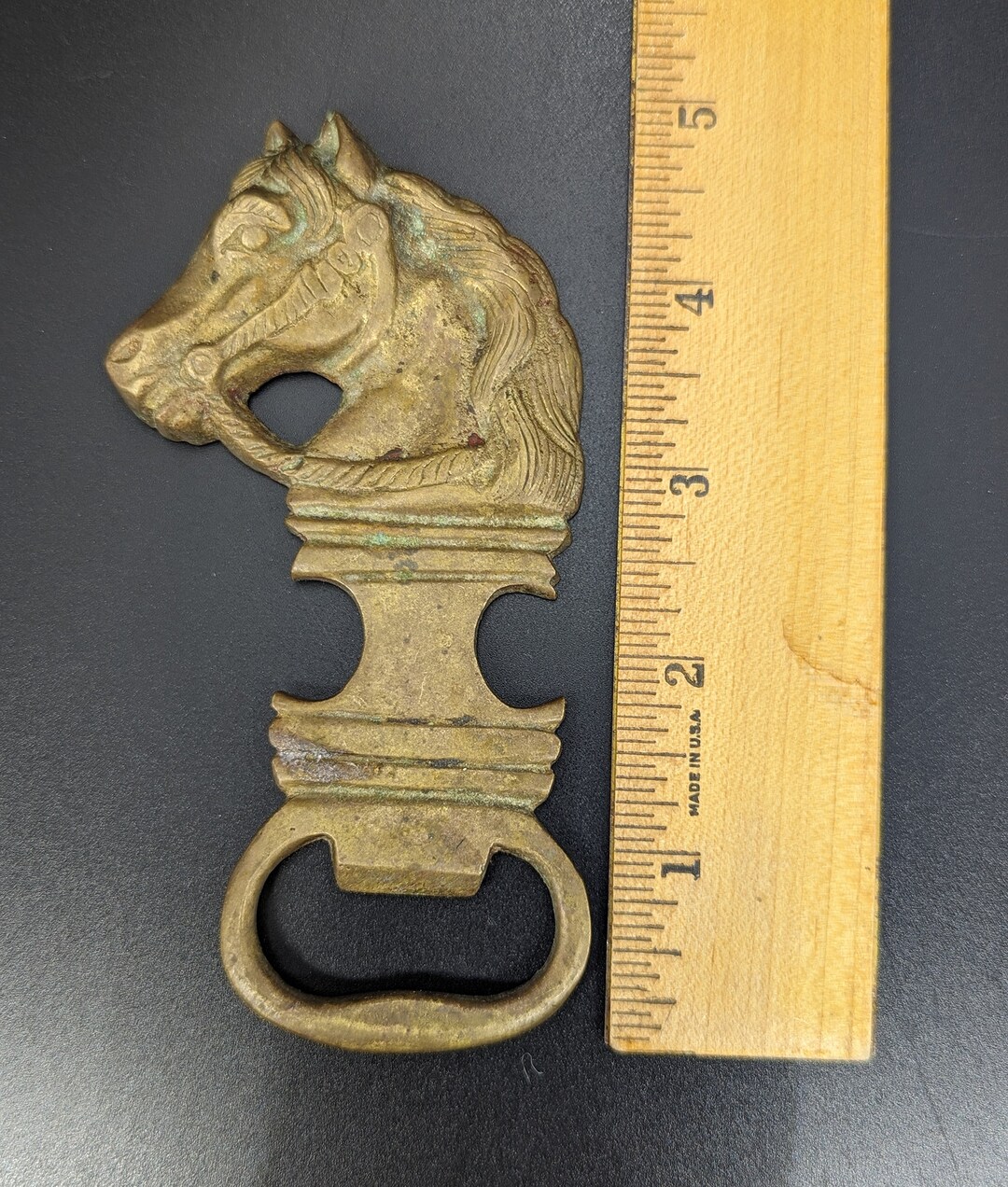 Vintage Solid Brass Horse Head Bottle Opener V2234 - Etsy