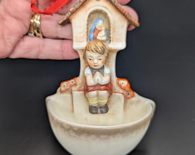 Vintage 1950s MI Hummel Holy Water Font #164 Wall Hanging West Germany - V3528 - Etsy