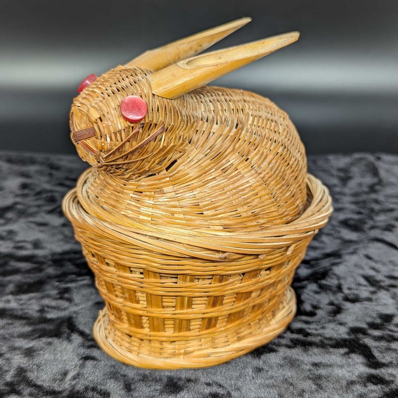 Wicker Bunny Rabbit - Etsy