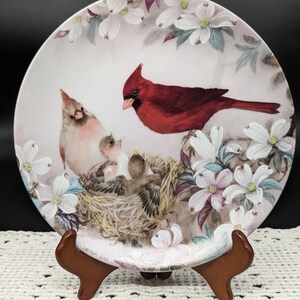 Vintage 1989 Cardinal Plate Limited Edition and Numbered "morning ...