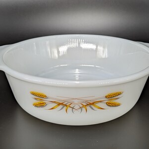 Vintage Fire King #447 Wheat or Golden Harvest Pattern 1-1/2 Quart ...