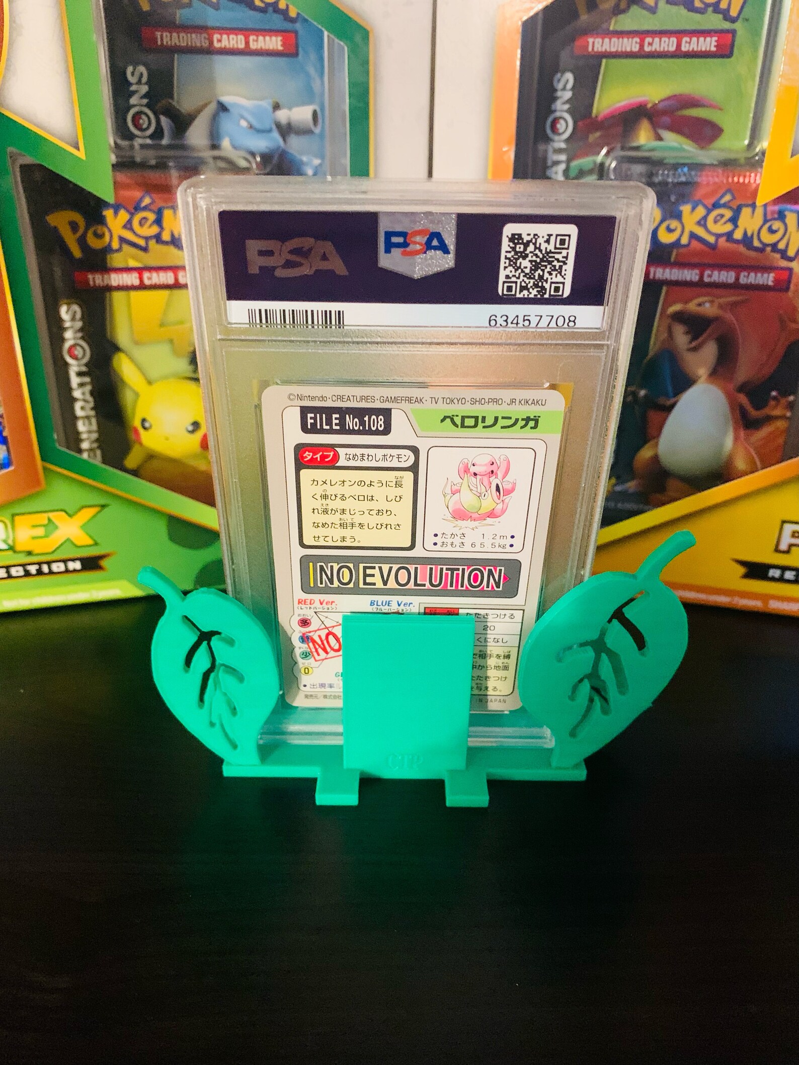 Grass Stand Custom 3D Printed PSA, CGC, Beckett, HGA Graded Pokémon ...