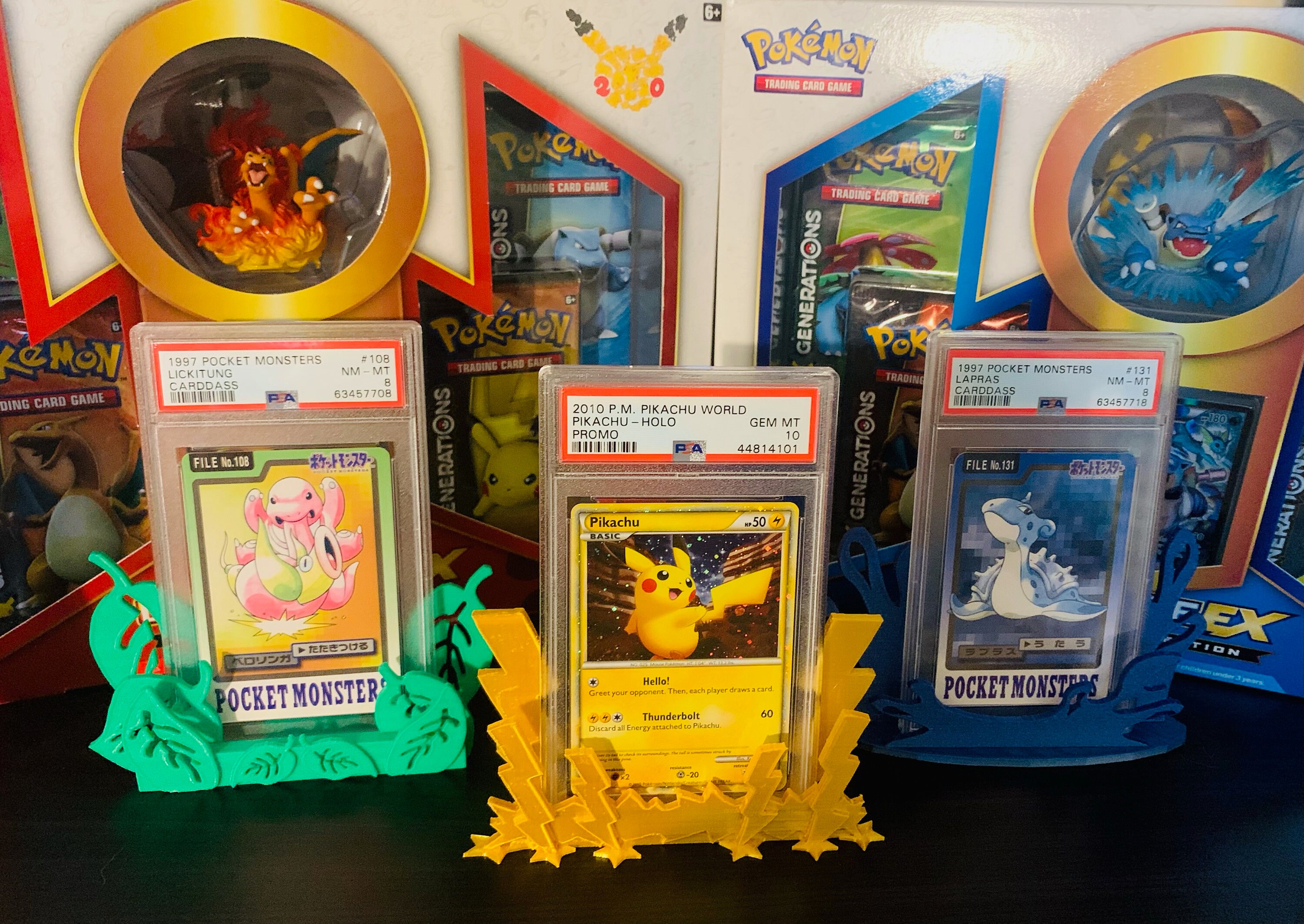 Electric Card Stand Custom 3D Printed PSA, CGC, Beckett, HGA Graded ...