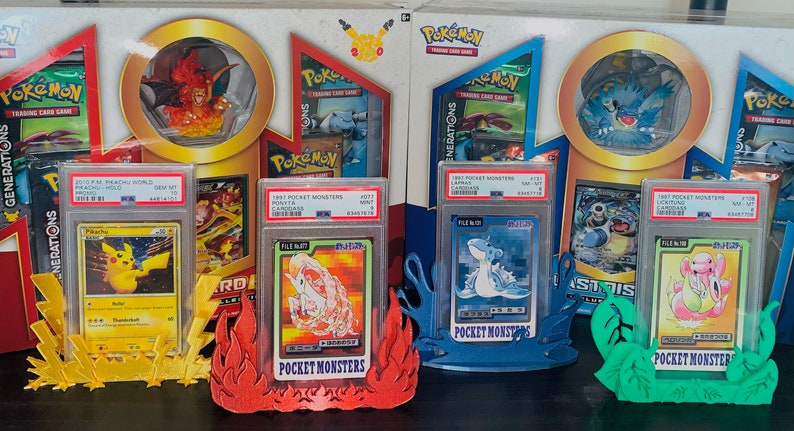 Grass Stand Custom 3D Printed PSA, CGC, Beckett, HGA Graded Pokémon ...