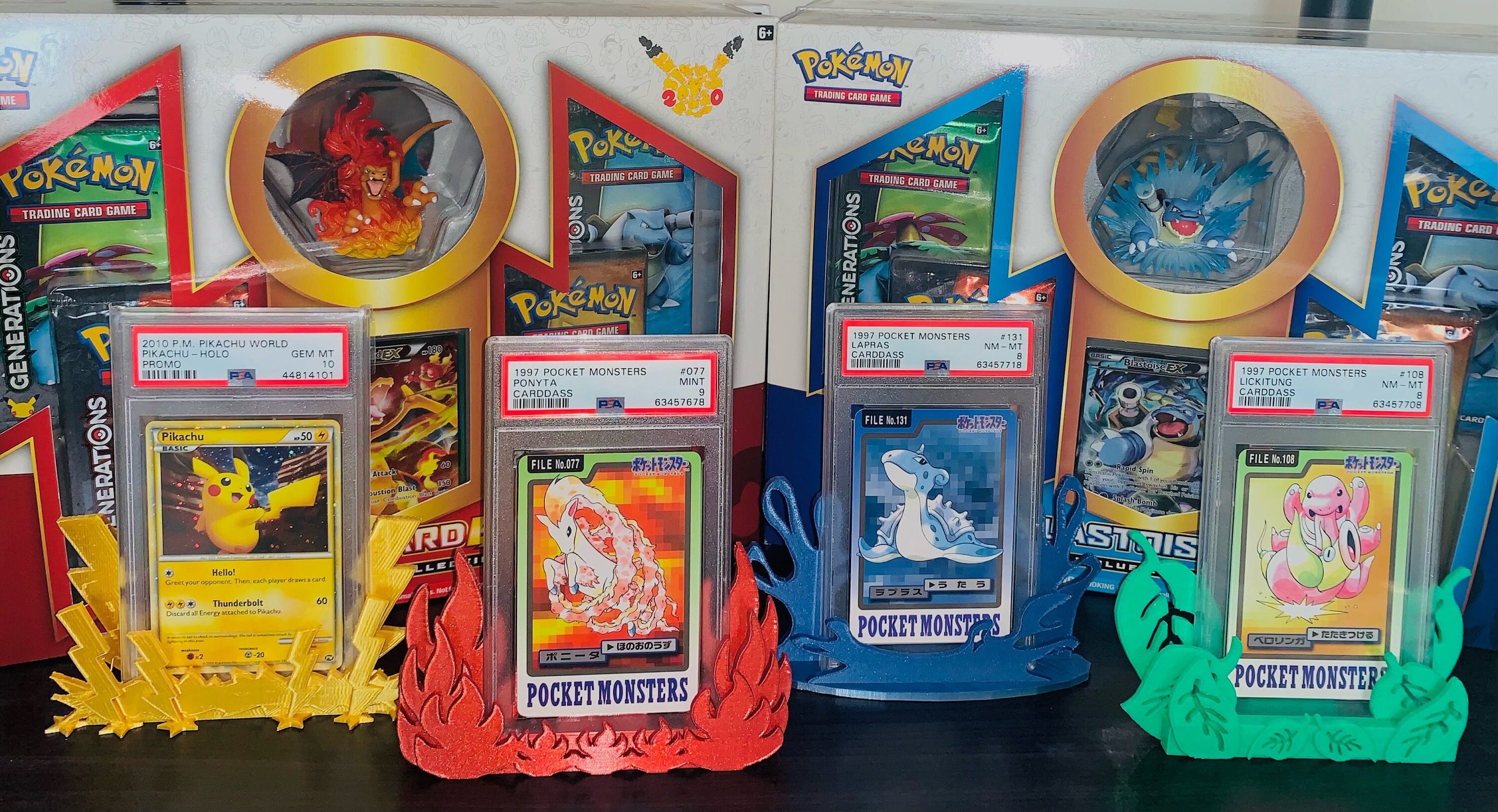 Grass Stand Custom 3D Printed PSA, CGC, Beckett, HGA Graded Pokémon ...