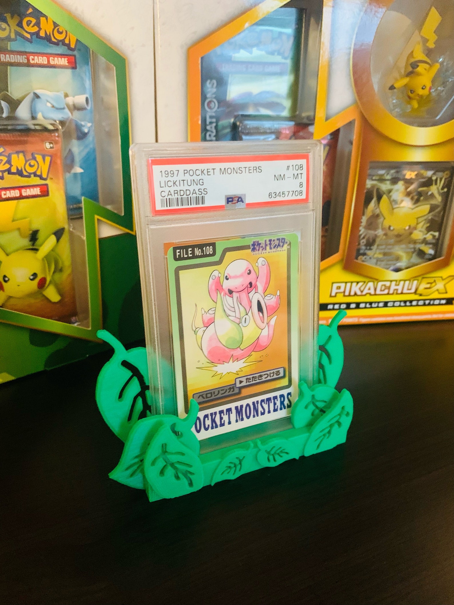 Grass Stand Custom 3D Printed PSA, CGC, Beckett, HGA Graded Pokémon Card Stand/display/holder - Etsy