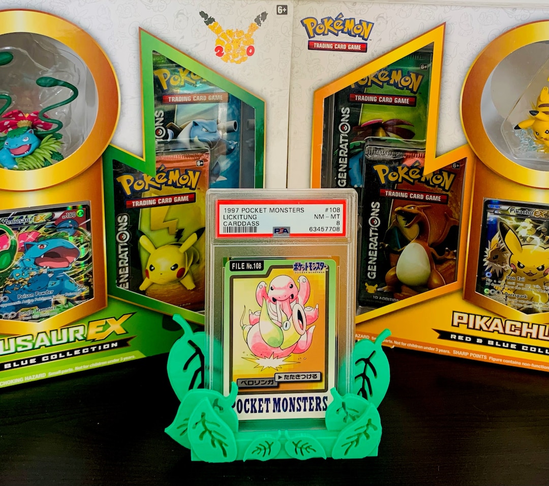 Grass Stand Custom 3D Printed PSA, CGC, Beckett, HGA Graded Pokémon ...