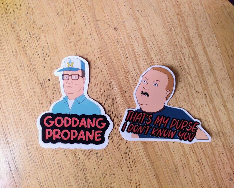 Hank Hill God Dang Propane Sticker King of the Hill Vinyl - Etsy