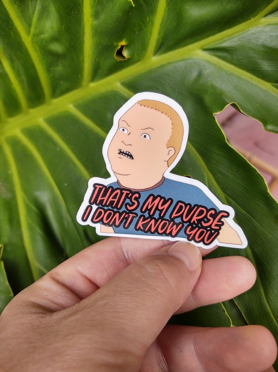King of the Hill Bobby Hill That's My Purse I Don't Know You Sticker - Etsy