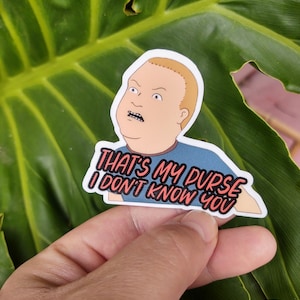 King of the Hill Bobby Hill That's My Purse I Don't Know You Sticker - Etsy