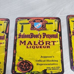 Custom Malort Bottle Labels 750ml - Etsy