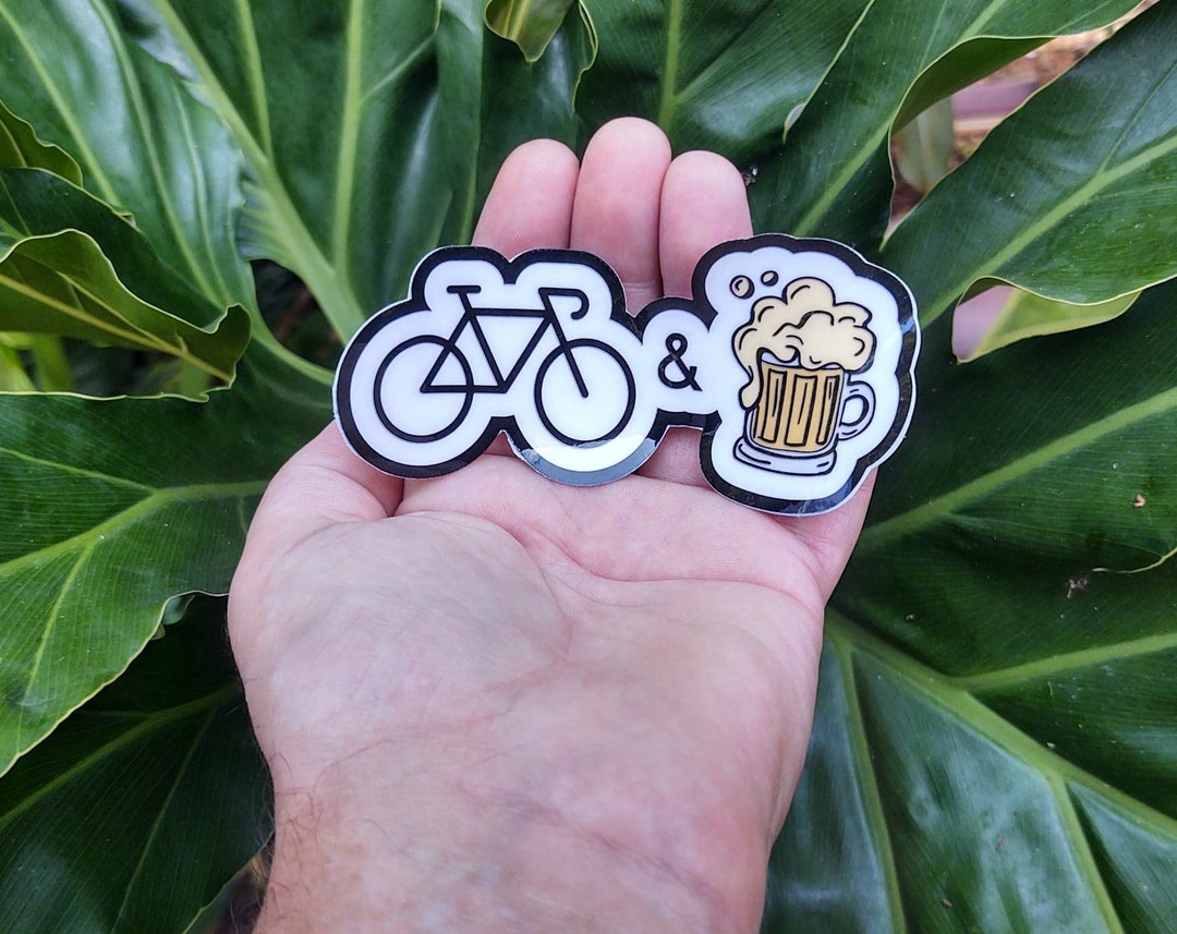 Ride Bikes Drink Beer Sticker Sticker Set - Etsy