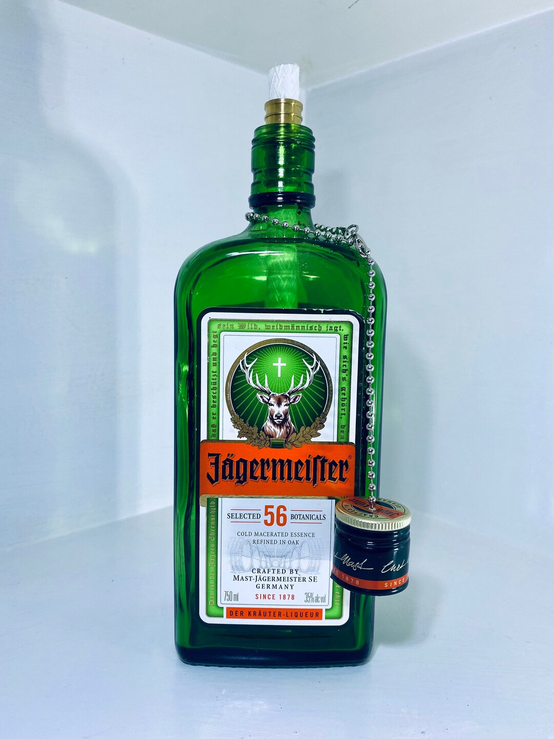 Jägermeister Tiki Torch Jager Bottle Outdoor Table Torch Light - Etsy