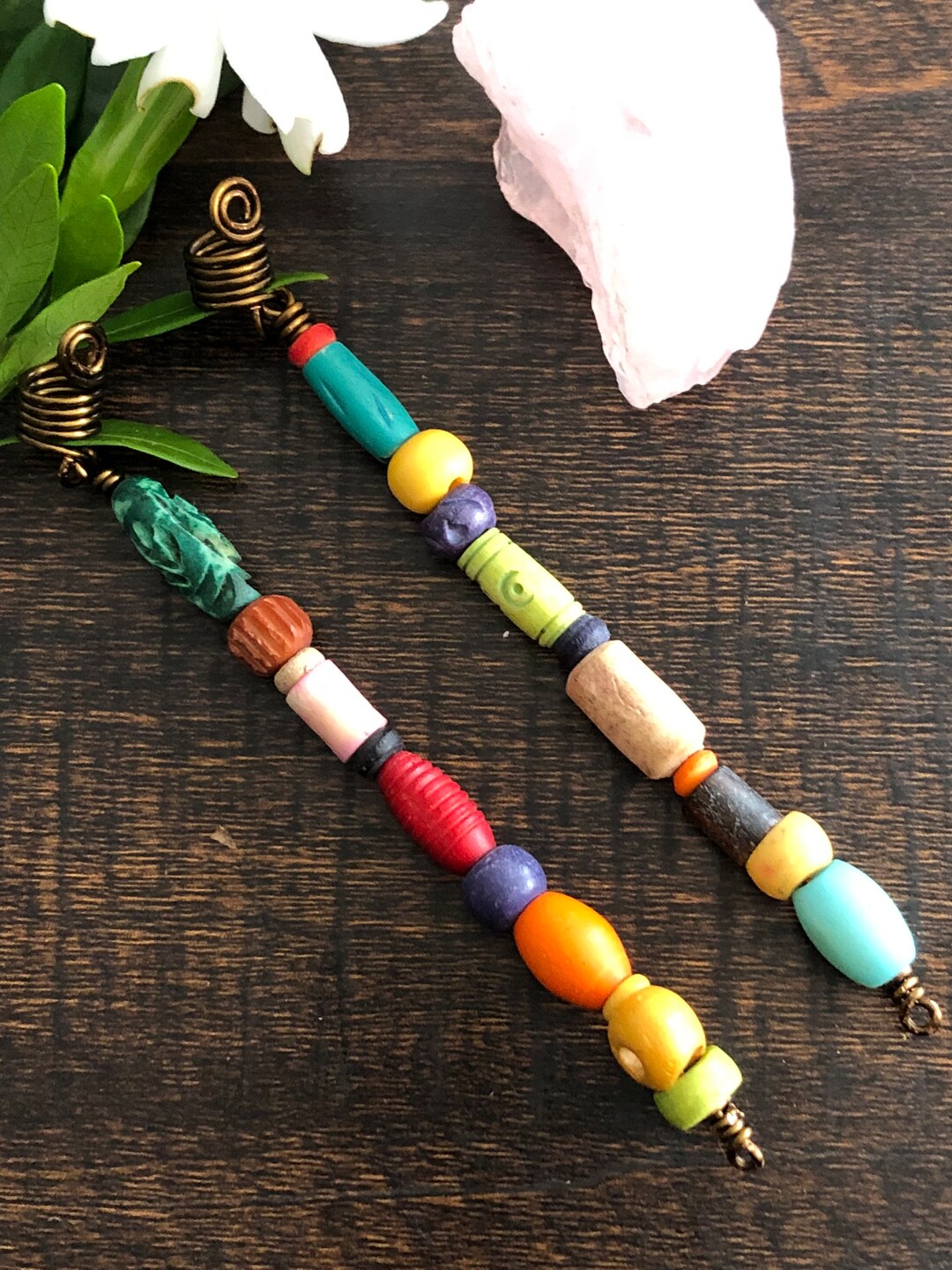 Rooted Royalty (set of 2) Loc Jewelry - Etsy