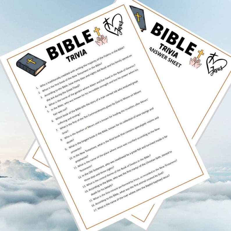 Bible Trivia, Bible Jeopardy, Church Games, Trivia Questions, Christian ...
