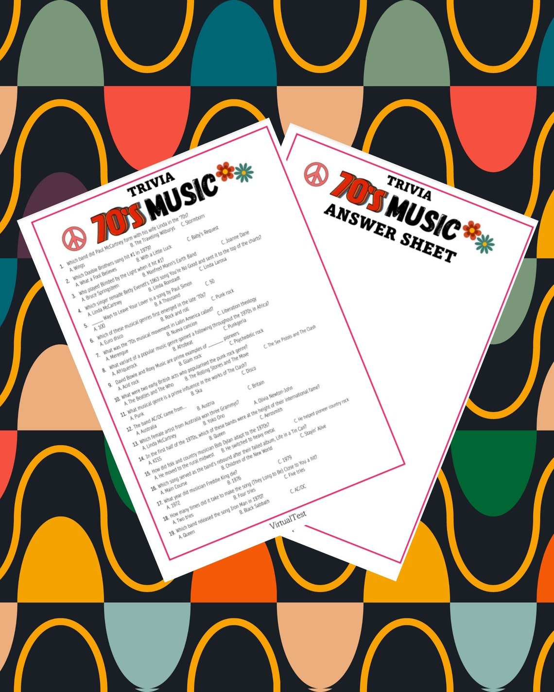 70s Music Trivia, Music Trivia, Decades Trivia, Game Night, Trivia ...
