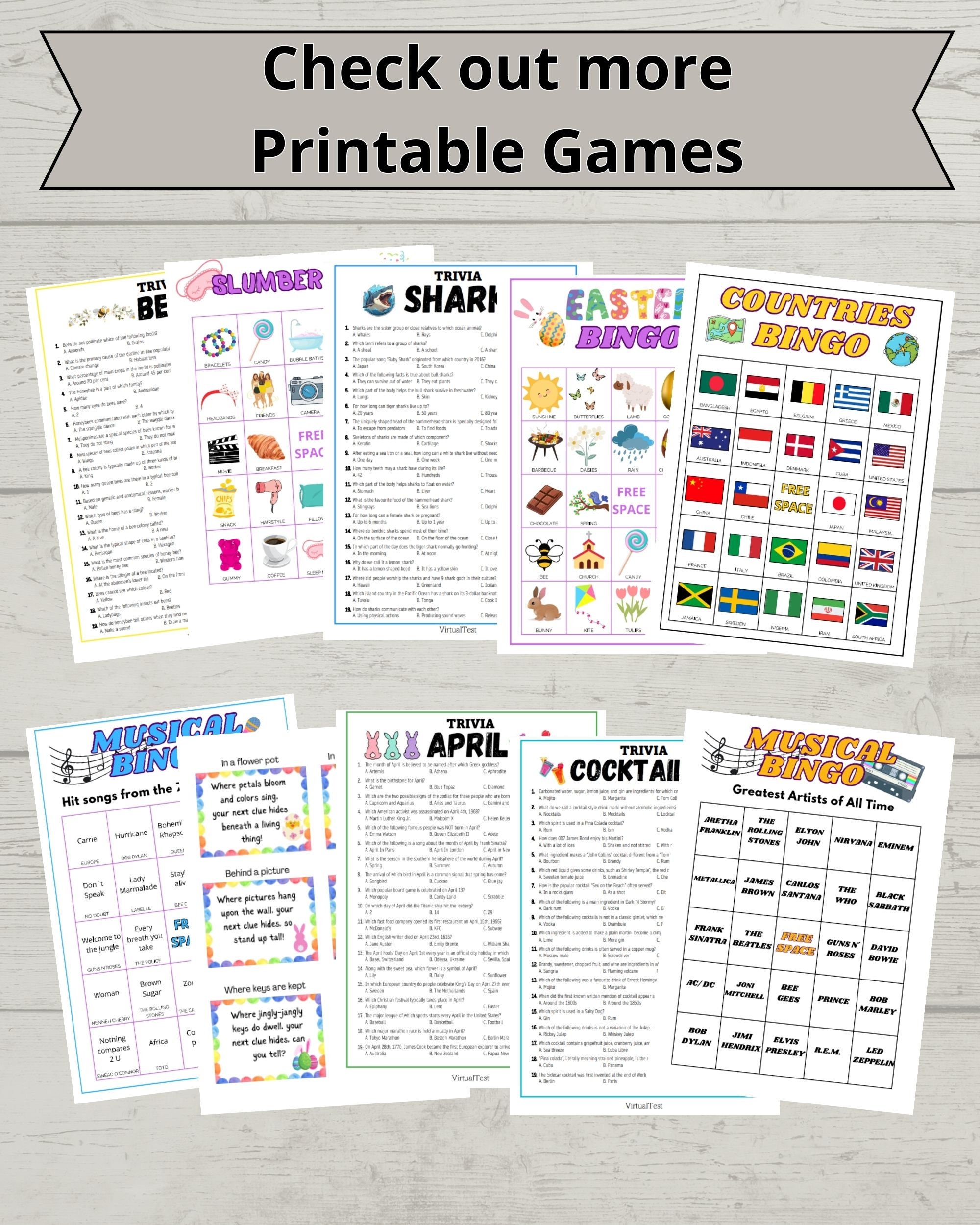 Countries Bingo Game: Geography Classroom Activity (PDF Download) - Etsy