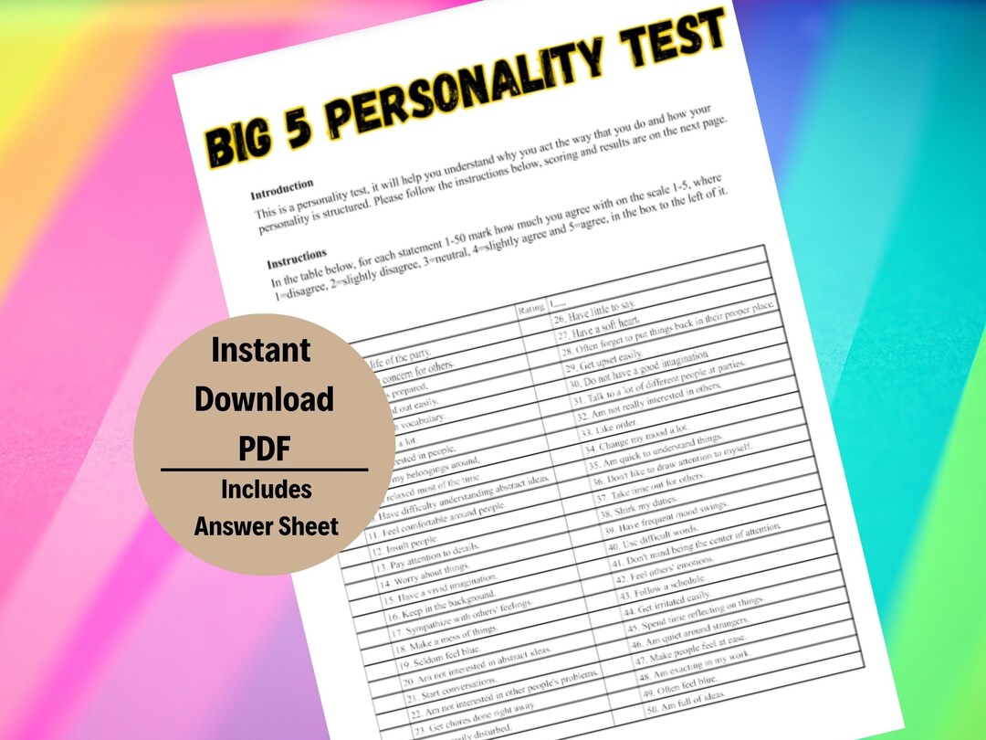 Personality Test, Personality Quiz, Career Personality Test ...