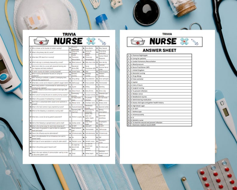 Nurse Trivia Game - Fun & Educational Quiz for Nurses and Healthcare ...