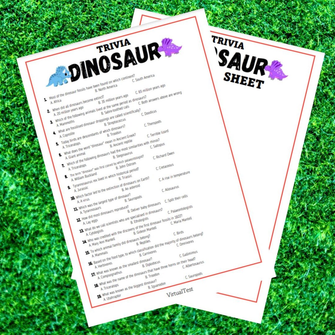 Dinosaur Quiz, Dinosaur Trivia, Dinosaur Games, Animal Trivia, Animal ...
