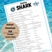 Shark Trivia, Shark Party, Shark Game, Shark Quiz, Animal Trivia ...