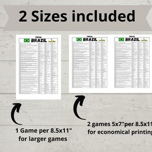 Brazil Trivia Game: Fun Quiz for Family & Parties (digital Download) - Etsy