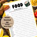 Hard Food Word Search Printable | Word Search Puzzle | Words Search ...