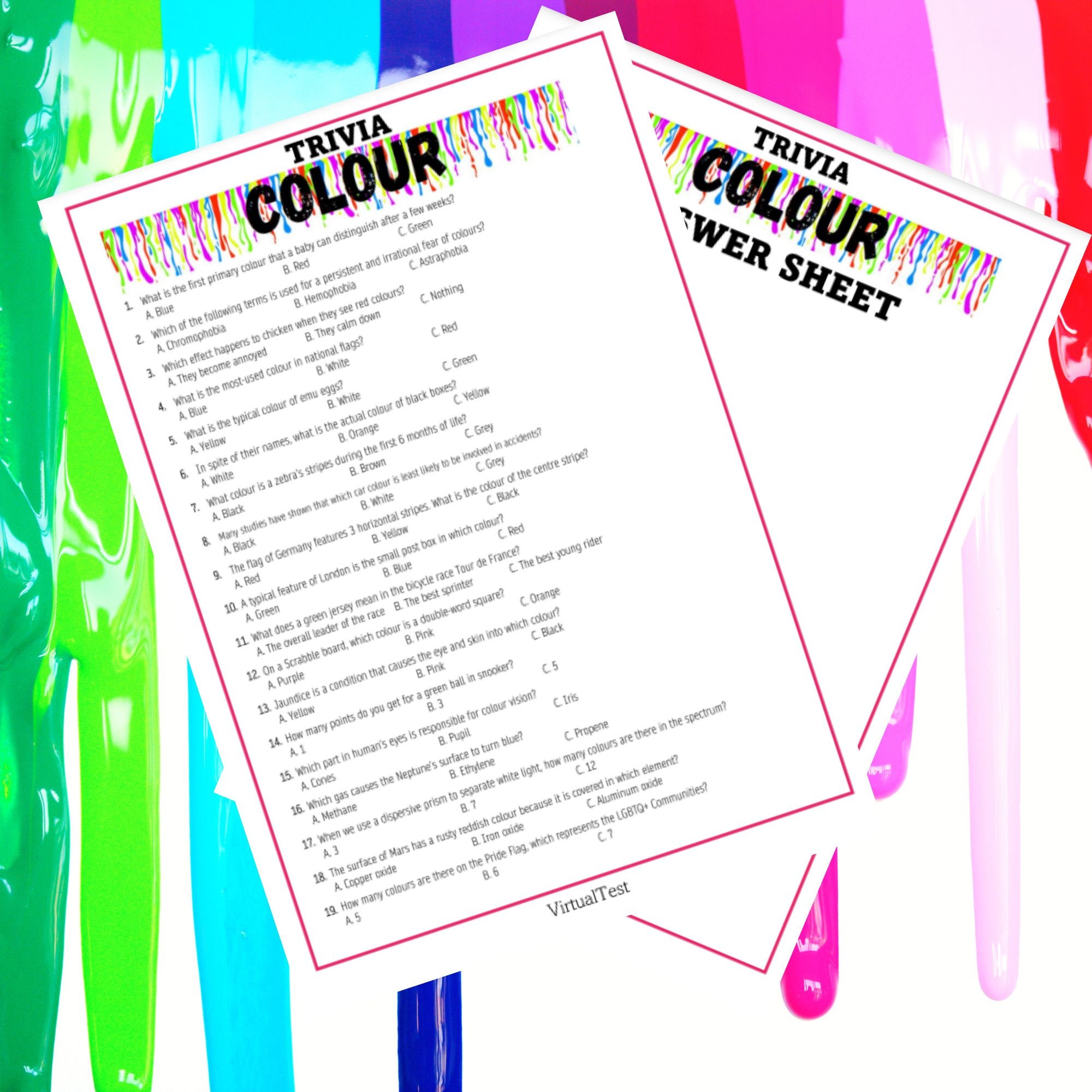 Colour Trivia, Pub Quiz, Trivia Questions, Quiz Games, Quiz Questions ...