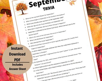 Thanksgiving Trivia Thanksgiving Trivia Game Printable - Etsy