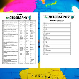 Geography Trivia Game: Fun & Educational Quiz for All Ages, Perfect for ...