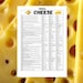 Cheese Trivia Quiz: 25 Questions, Wine Party Game (printable PDF) - Etsy