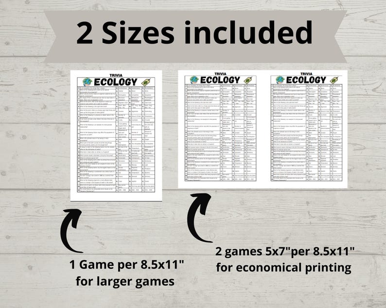 Eco Trivia Game: Environmental Quiz, Teacher Resources (digital ...