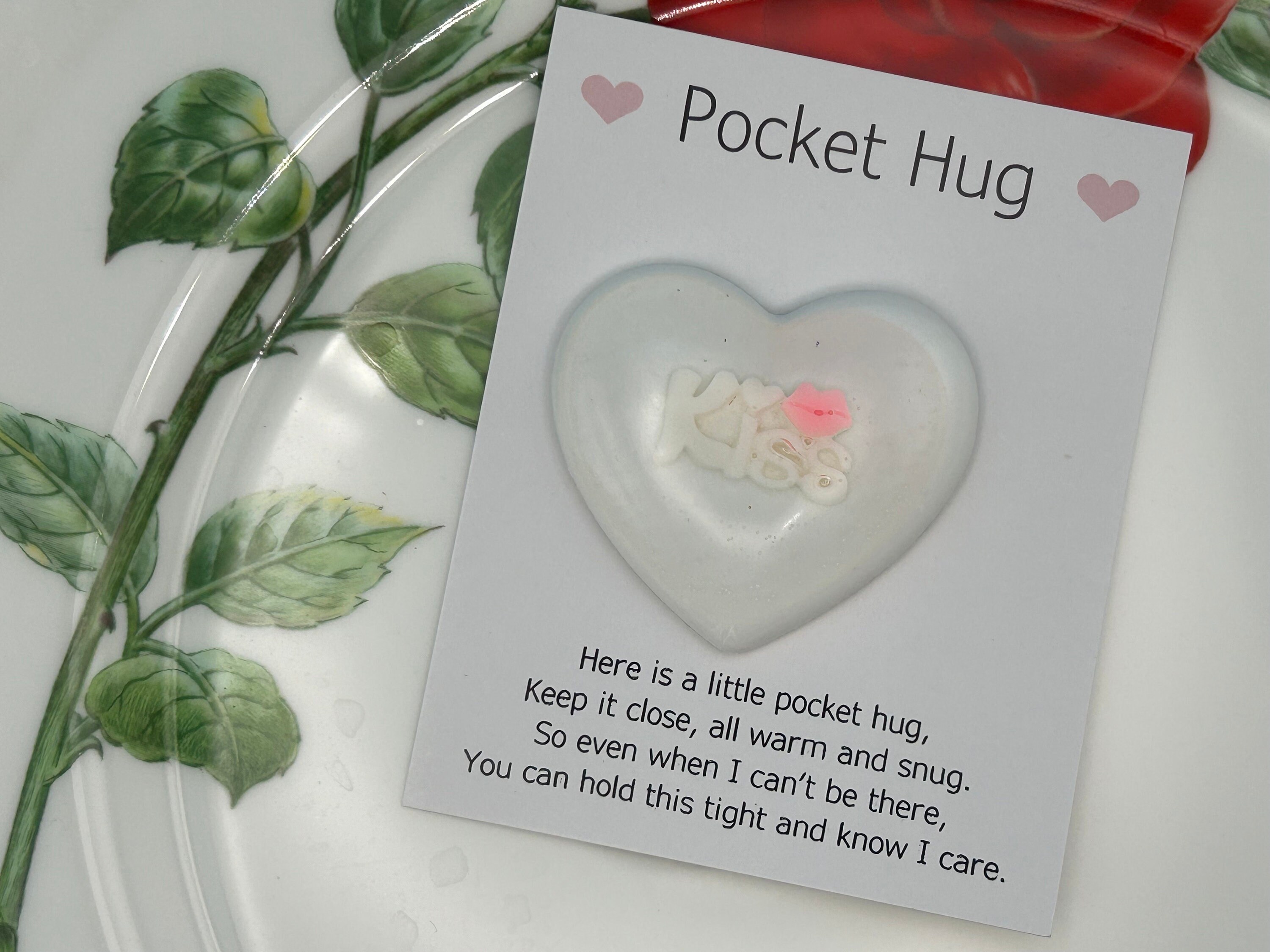 Pocket Hug, Send a Hug Keepsake, Heart, Thinking of You - Etsy