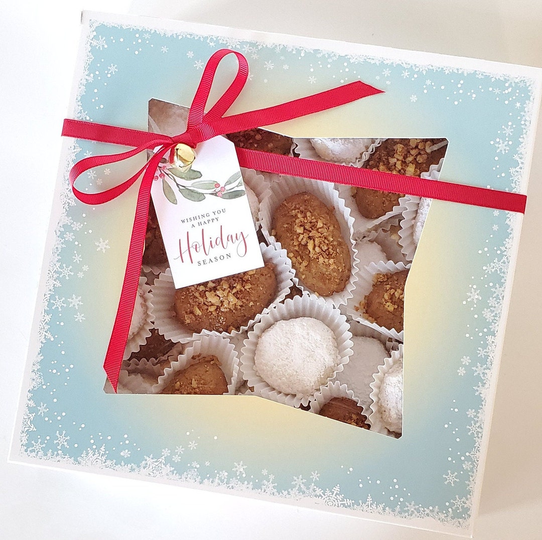 Melomakarona + Kourabiedes Winter Wonderland Holiday Greek Assortment ...