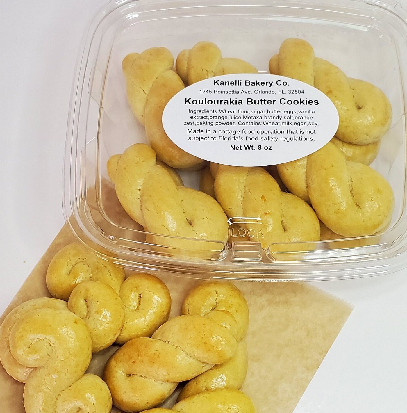 Koulourakia Greek Butter Cookies 1 Dozen Traditional Braided - Etsy