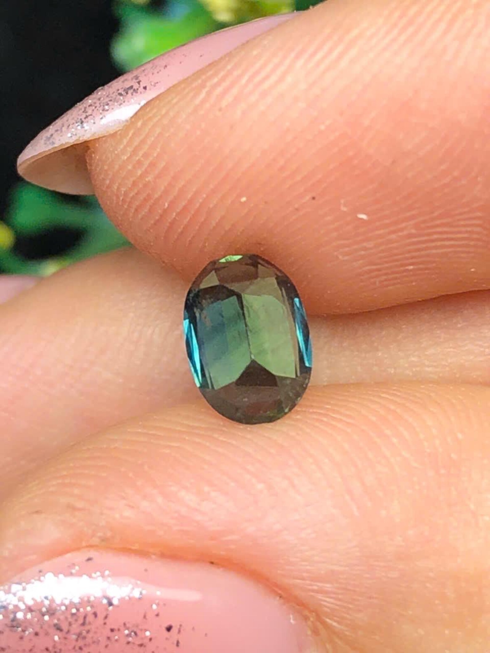 1 ct ナチュラル グリーン サファイア ベトナム、オパールセント サファイア、非加熱サファイア ファン ティエット ベトナム - Etsy 日本