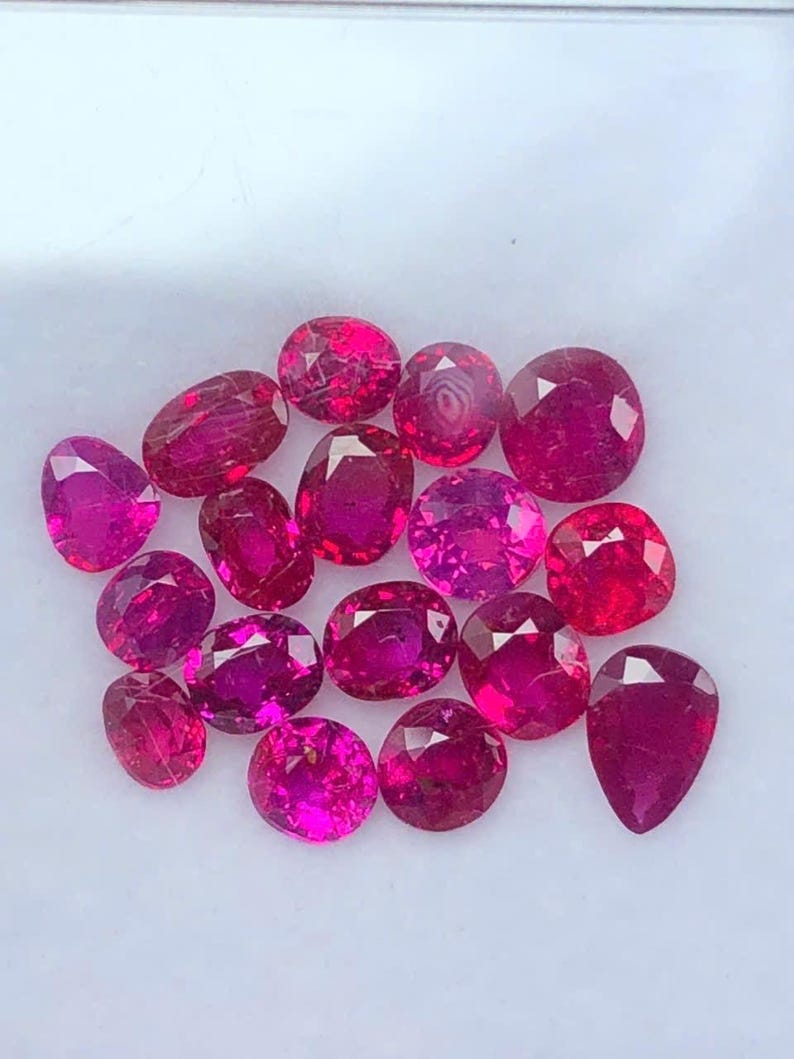 5.25 Ct Natural Ruby Viet Nam, Unheat Ruby Lucyen - Etsy Australia